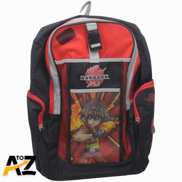 Accessories | Bakugan Battle Brawlers Unisex Child Backpack Black W Red ...